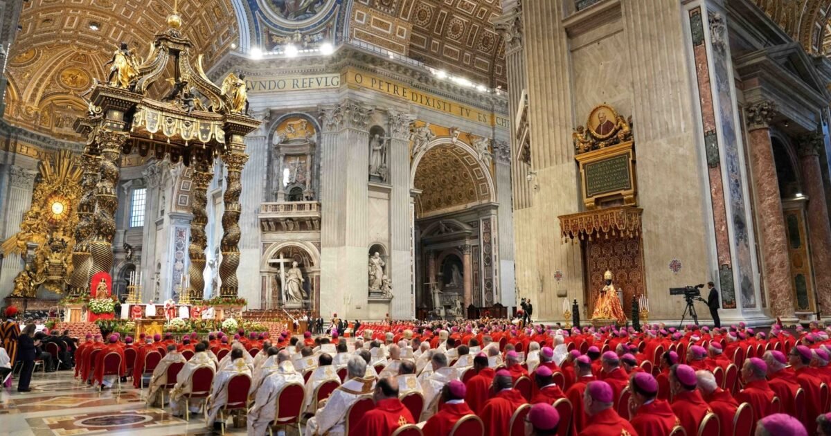 WATCH: Archbishop Weisenburger receives his pallium from Pope Leo XIV ...