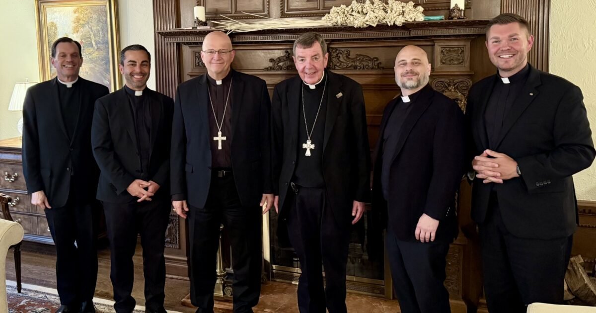 Hosting dinner in celebration of Archbishop Vigneron's 29th episcopal ...