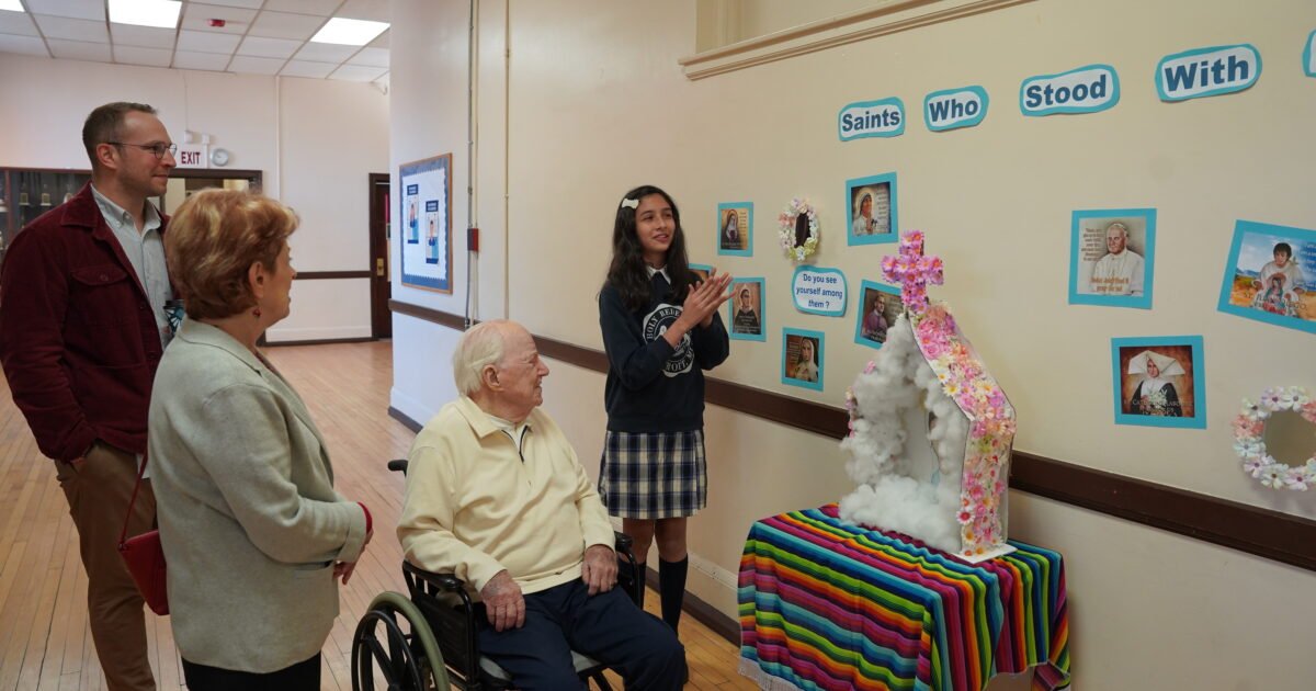 Holy Redeemer students honor Our Lady by transforming school with ...