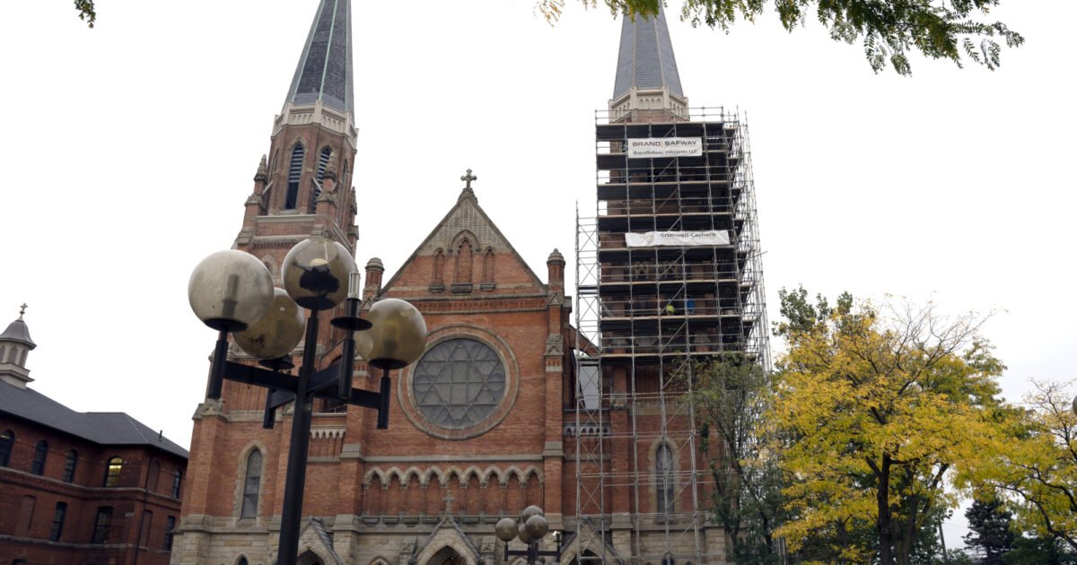 First stage of renovations to Basilica of Ste. Anne nearly done; bells ...