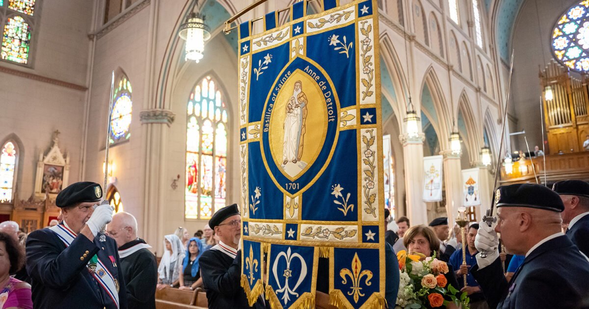 Archbishop celebrates feast of St. Anne at Basilica of Ste. Anne ...