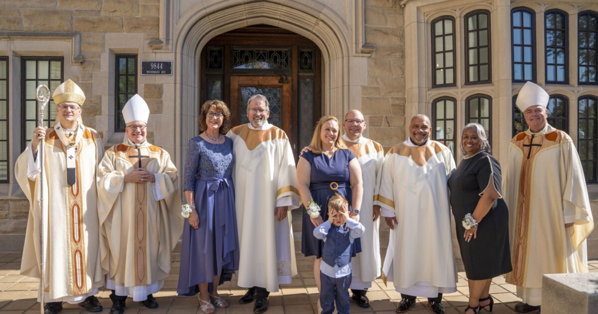 Ordaining three new permanent deacons for the Archdiocese of Detroit ...