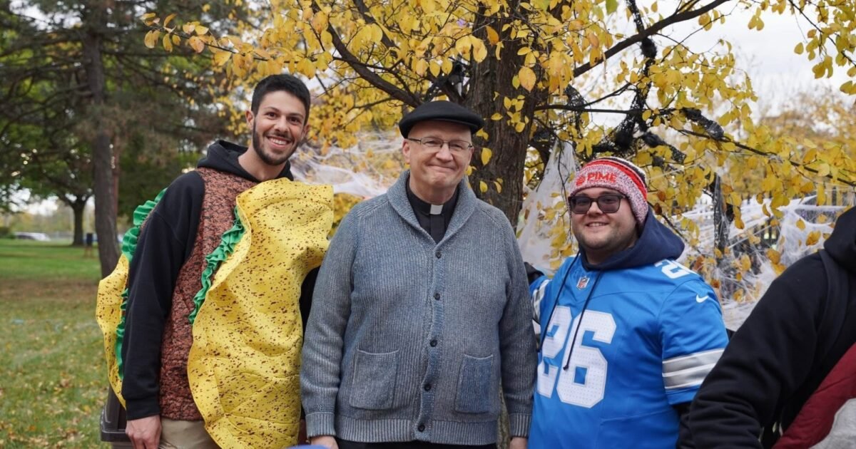 Neighborh candy giveaway at Sacred Heart Major Seminary- Detroit Catholic