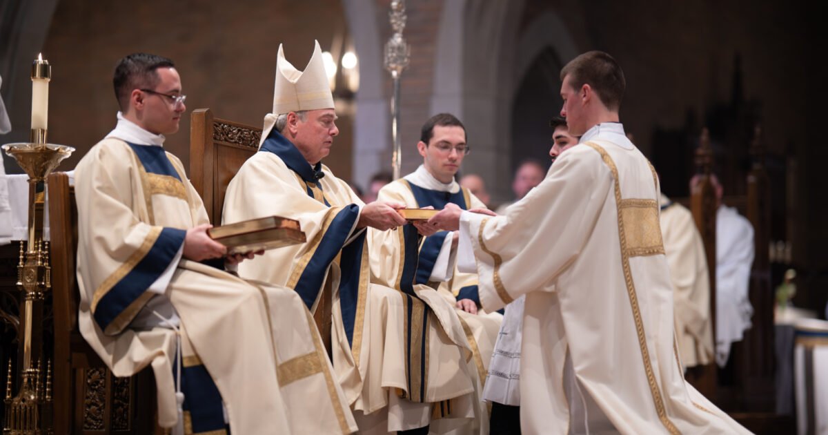 Four seminarians ordained transitional deacons for the Archdiocese of ...