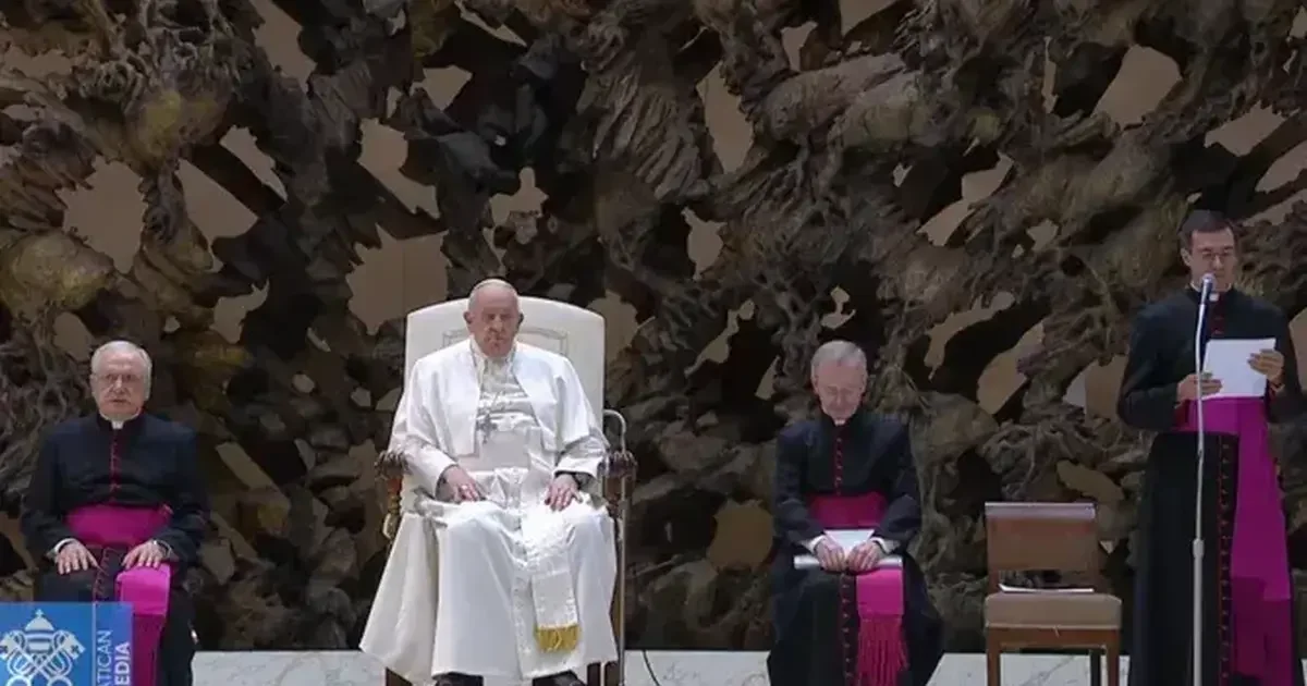 El Papa Francisco cede de nuevo la lectura de su catequesis: “Estoy un ...