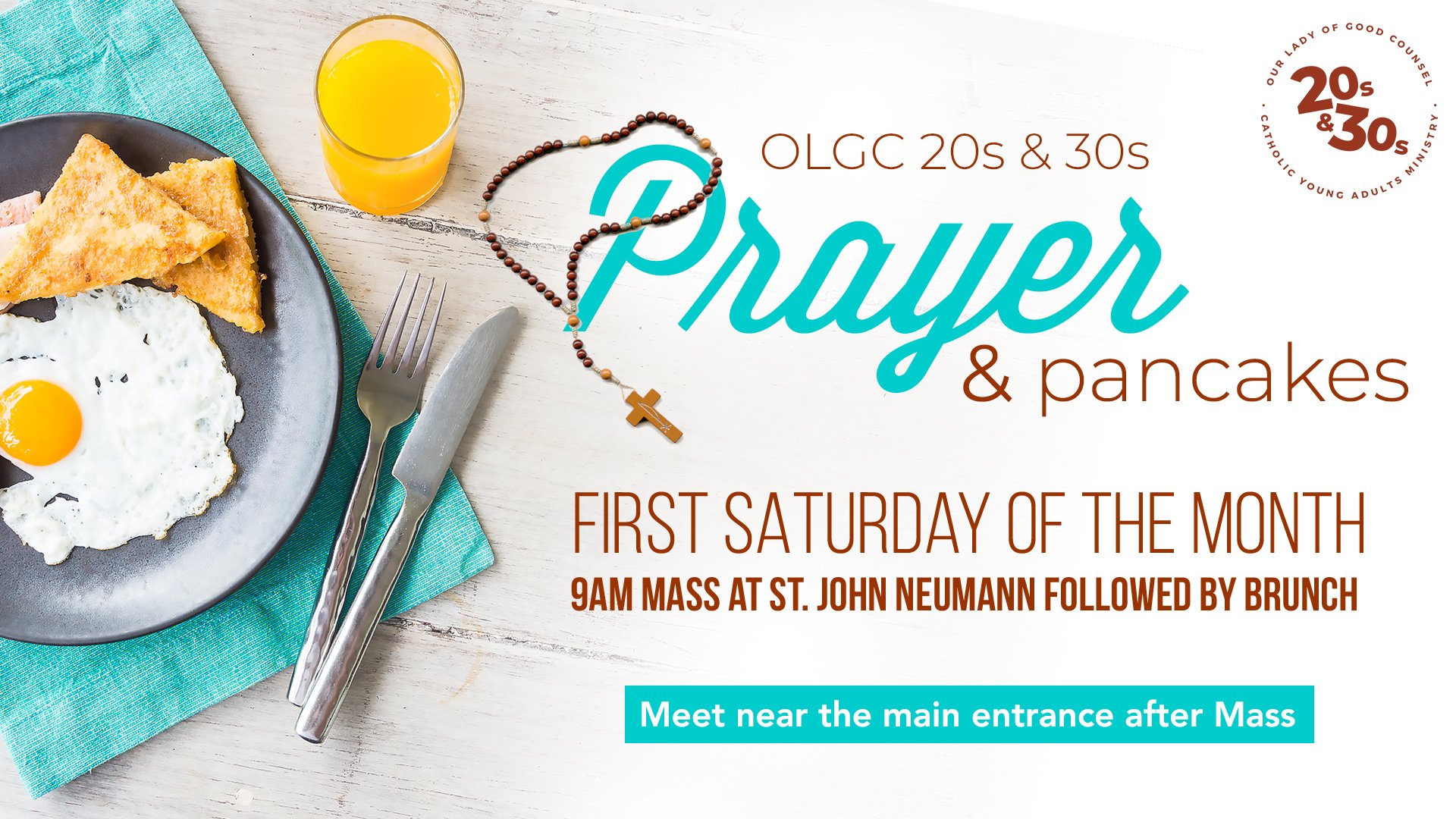 Prayer and Pancakes (@ St. John Neumann) | OLGC